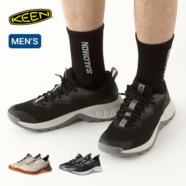 通気性と軽量性に優れたノンウォータープルーフモデルの多目的トレイルシューズ。■ブランド名：KEEN ■商品名：ヴァーサコアスピード メンズ ■商品型番：ー ■カラー：プラザトープ／ゴールドフレーム【1030232】,ブラック／スチールグレー...