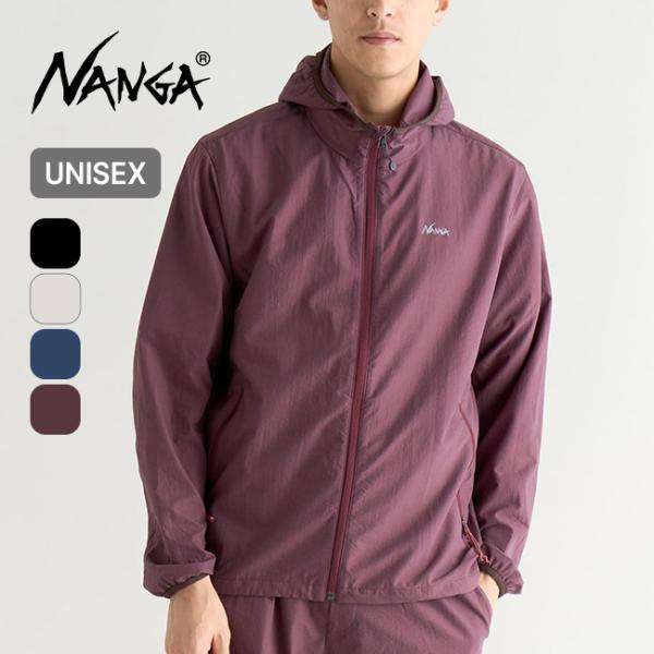 軽快な着用感と通気性をアウターにも■ブランド名：NANGA ■商品名：ドットエア コンフィージップパーカー ■商品型番：NW2411-1E901 ■カラー：P.ブラック,S.ベージュ,ネイビー,グリーン ■サイズ：S,M,L,XL ■素材：...