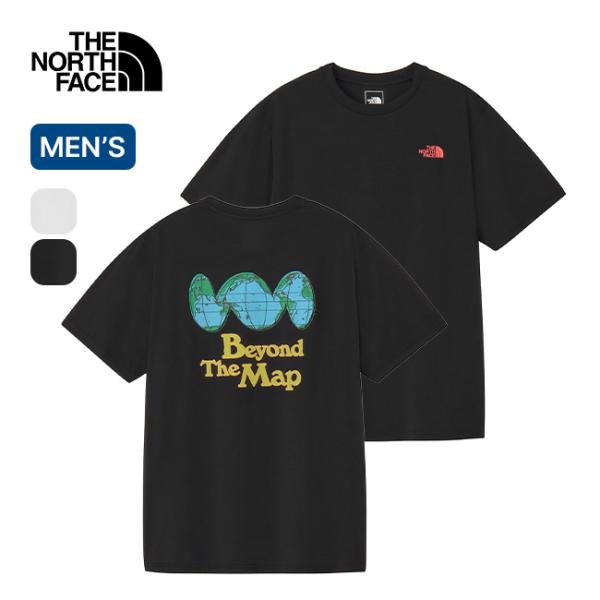環境配慮素材を採用した、機能性グラフィックTシャツ■ブランド名：THE NORTH FACE ■商品名：S／S ESビヨンドザマップTee メンズ ■商品型番：NT32684 ■カラー：ホワイト【NT32684W】,ブラック【NT32684...