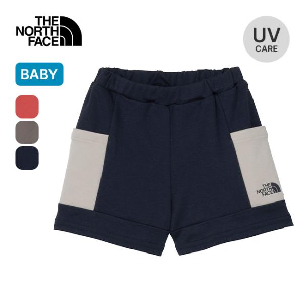 テンセル混素材で快適な穿き心地｜UVカット対応ショートパンツ■ブランド名：THE NORTH FACE ■商品名：スムースグローショート【ベビー】 ■商品型番：NBB42662 ■カラー：ディープシーコーラル【NBB42662DP】,ダック...