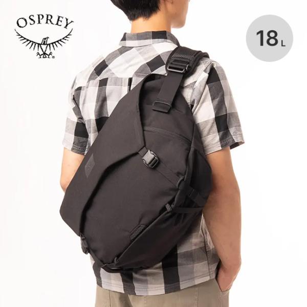 通勤、通学にも使用できるメッセンジャーバッグ■ブランド名：OSPREY ■商品名：メトロン メッセンジャー 18 ■商品型番：OS54069 ■カラー：ブラック【OS54069001】 ■サイズ：30×49×14 cm ■素材： メイン=b...