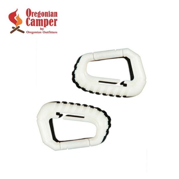 テープに通して使える「蓄光カラビナ」、タイニータクティカルカラビナです。人気のテープを通して使えるカラビナに、小型版の蓄光カラーが登場しました。■ブランド名：Oregonian Camper ■商品名：タイニータクティカルカラビナ ■商品型...