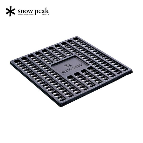 ■ブランド名：snow peak スノーピーク■商品名：Fireplace Cast Iron Coal Bed M 炭床ProM■品番：ST-033S■サイズ：250×250×20mm■材質：鋳鉄(クリア塗装)■重量：2.4kg■生産国：...