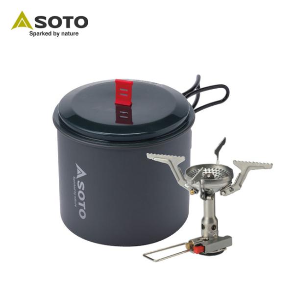 ■ブランド名：SOTO■商品名：アミカスポットコンボ■商品型番：SOD-320PC■カラー：ー【アミカス】■サイズ：幅76×奥行100×高さ86mm(使用時・本体のみ）幅40×奥行43×高さ75mm(収納時）ゴトク外径Φ106mmゴトク内径...