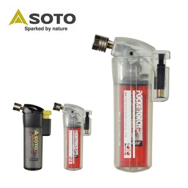 ■ブランド名：SOTO■商品名：ポケトーチ■商品型番：―■サイズ：長さ60×幅23×高さ110mm■重量：50g（ライター除く）■火口径：直径14mm■炎温度：1、300℃■炎サイズ：直径3×12mm■炎形状：極細集中炎■使用燃料：市販の使...