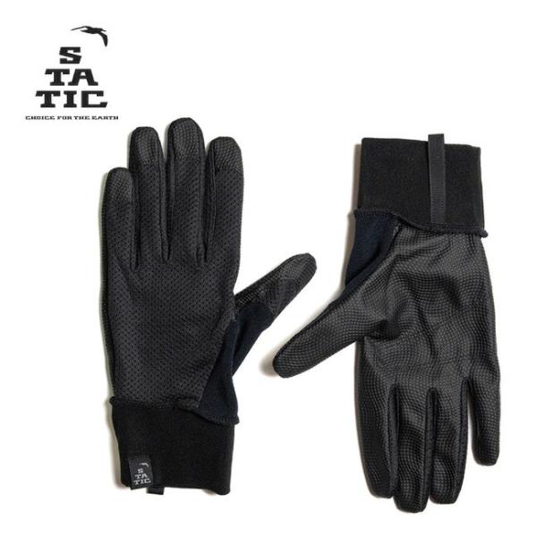 超軽量Octa CPCP を使用したインナーグローブ。掌には合皮を使ったグリップ重視モデル。端境期の山行などに最適です。■ブランド名：STATIC ■商品名：アドリフトワークグローブ ■商品型番：74802 ■カラー：ブラック ■サイズ： ...