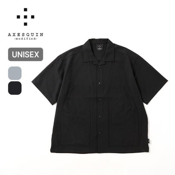 羽織としても使いやすく、快適な着心地が魅力なハーフスリーブシャツ■ブランド名：AXESQUIN modified ■商品名：ケミカルユーティリティS／Sシャツ ■商品型番：321131 ■カラー：スカイブルー,ゴールド,ブラック ■サイズ：...