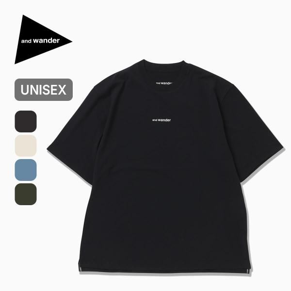 軽量で通気性に優れたメッシュ素材のTシャツ■ブランド名：and wander ■商品名：ドライメッシュT ■商品型番：5746964035 ■カラー：ブラック【5746964035-010】,オフホワイト【5746964035-031】,l...