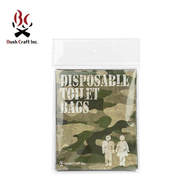 水が無くても用が足せる、使い捨ての簡易トイレです。約700ccの吸水量で、大なら1回、小なら2〜3回の使用が可能です。キャンプや登山、災害時等にも準備しておきたいグッズです。■ブランド名：Bush Craft■商品名：使い捨てトイレ袋■商品...