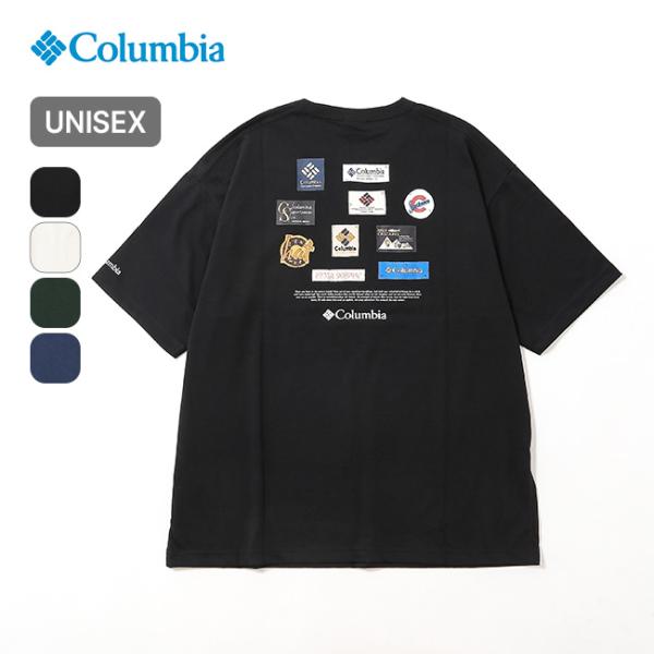アーカイブラベルで、特別感を■ブランド名：Columbia ■商品名：スタックブルックグラフィックショートスリーブTシャツ ユニセックス ■商品型番：PG7093 ■カラー：ブラック【PG7093-010】,シーソルト【PG7093-125...
