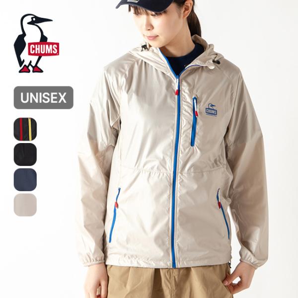 さらに頼もしくアップデート、撥水性・ストレッチ性・軽量性に優れたCHUMS定番のウインドブレーカー■ブランド名：CHUMS ■商品名：レディバグパーカー ■商品型番：― ■カラー：ブラック／レインボー【CH04-1502-K042】,ブラッ...
