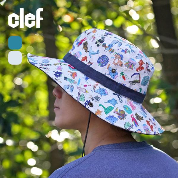 こどもデザイナー・プロジェクト 第6弾の総柄素材を使用したハット■ブランド名：Clef ■商品名：ADV.MFKハット6 ■商品型番：RB7029 ■カラー：グリーン【RB7029-GRN】,ホワイト【RB7029-WHT】 ■サイズ：約5...