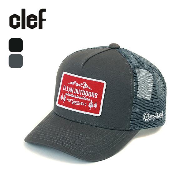 フロントのワッペンが特徴の、スタンダードなメッシュキャップ■ブランド名：Clef ■商品名：ランバージャックメッシュキャップ ■商品型番：RB3662 ■カラー：ブラック【RB3662-BLK】,グレー【RB3662-GRY】 ■サイズ：約...