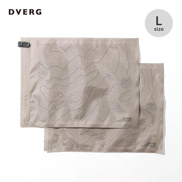 ■ブランド名：DVERG ■商品名：Topographic Vacuum Pack L ■商品型番：― ■カラー：ー ■サイズ：約W40cm×H50cm ■素材：ポリエステル60%、ポリエチレン40% ■重量：約60g×2 ■生産国：中国 ...