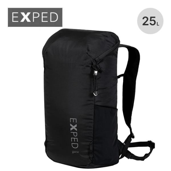 ■ブランド名：EXPED ■商品名：サミットライト 25L ■商品型番：396515 ■カラー：ブラック【396515-B02】 ■サイズ：50 × 28 × 19cm■素材：−■最小重量：0.34kg■最大重量：0.346kg■容量：25...