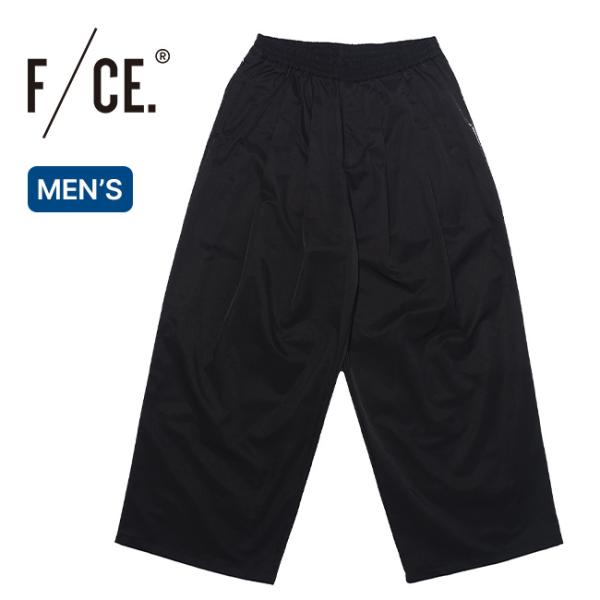 立体的なシルエットが映える、撥水仕様のテクニカルワイドパンツ■ブランド名：F／CE. ■商品名：テックカージーワイドドレープトラウザーズ ■商品型番：FST03261U0006 ■カラー：ブラック ■サイズ：M,L ■素材：Nylon 47...