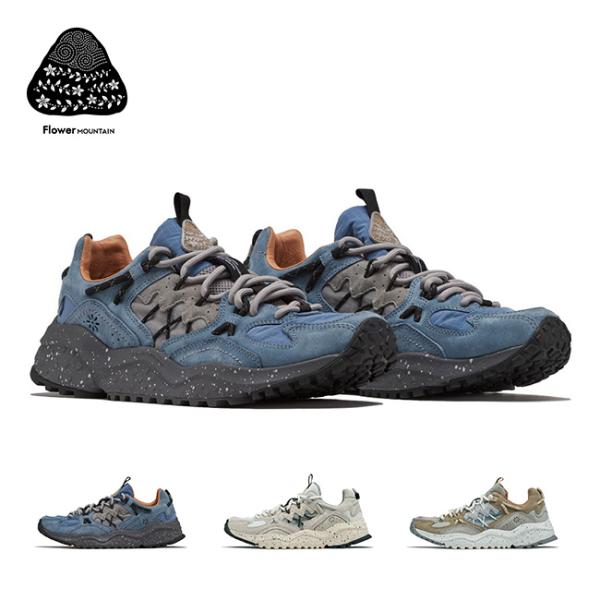 太さの異なる2種類のレースを使用した無骨なデザインが特徴の”YAMABUSHI”■ブランド名：Flower Mountain ■商品名：ヤマブシ ■商品型番：― ■カラー：ネイビー／ブラック【FM125009】,ホワイト／グレー【FM125...