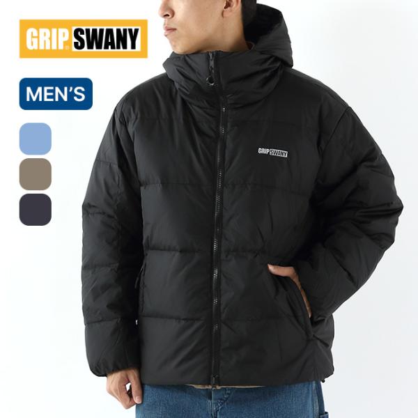 落ち着いたトーンが印象的な軽い着心地のダウンジャケット。■ブランド名：GRIP SWANY ■商品名：ウォーターリペレントダウンジャケット ■商品型番：GSMJ-056 ■カラー：ライトブルー,カーキ,ブラック ■サイズ：M,L,XL,XX...