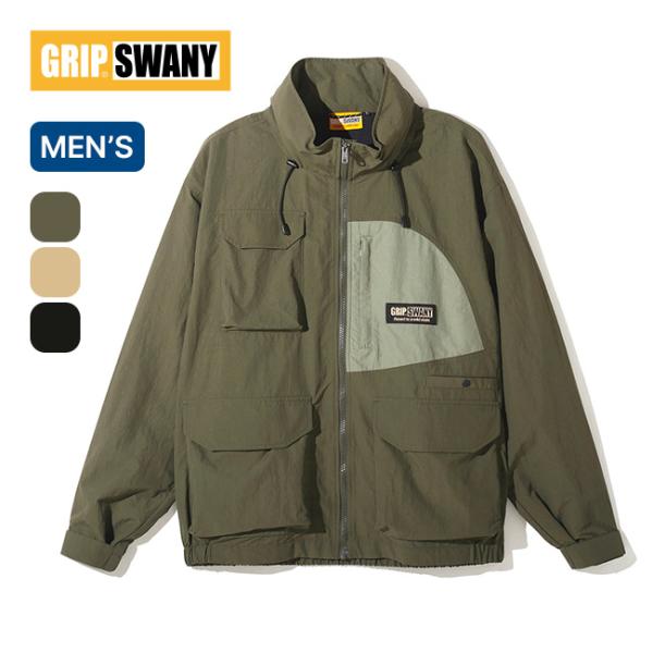 様々なサイズのマチ付きポケットを配置し、優れた収納力を備えたユーティリティジャケット■ブランド名：GRIP SWANY ■商品名：GSユーティリティジャケット ■商品型番：GSMJ-139 ■カラー：グリーン,ベージュ,ブラック ■サイズ：...