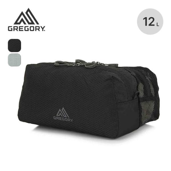 荷物をすっきり整理できる、2層式のパッキングキューブ■ブランド名：GREGORY■商品名：ナノパッキングキューブ12■商品型番：158156■カラー：オプティックブラック【1581569974】,セージホワイト【158156A797】■サイ...