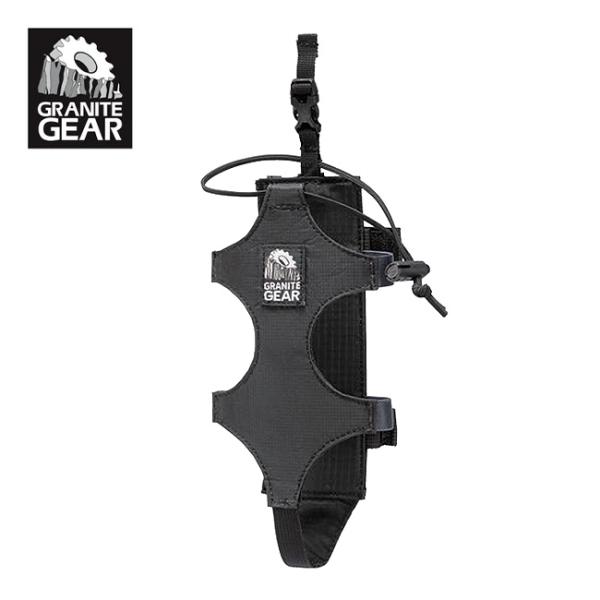 パックやパンツのヒップベルトにも装着可能な2WAYタイプです。別売のエアバックと組み合わせて収納ポケットにもなります。■ブランド名：GRANITE GEAR ■商品名：ボトルホルスター ■商品型番：2210900080 ■カラー：ブラック【...