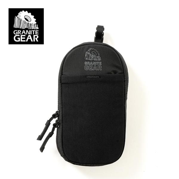 少し大き目なベルトポケットです。外側のポケットにはすぐに取り出したいものを入れるのに最適です。ショルダーストラップだけでなく横向きにしてパックのヒップベルトやパンツのベルトにも装着可能な2WAYタイプです。■ブランド名：GRANITE GE...