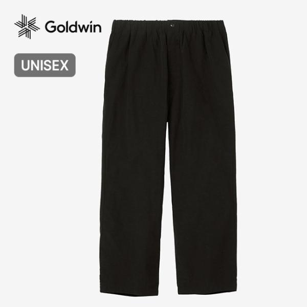 ゆったりとしたワイドストレートシルエットで仕上げた、リラックス感のある着こなしが楽しめるパンツ■ブランド名：GOLDWIN ■商品名：リラックスストレートイージーパンツ ユニセックス ■商品型番：GL73179 ■カラー：ブラック【GL73...