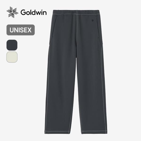 スウェットのような軽快さを兼ね備えた高機能ストレートパンツ■ブランド名：GOLDWIN ■商品名：グラミアWFストレートパンツ ユニセックス ■商品型番：GL76175 ■カラー：エボニーグレー【GL76175EB】,アイボリー【GL761...