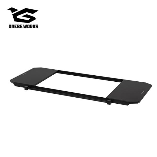 本体自体にテーブルスペースを確保しているため、IGT のユニットパーツも少量でアウトドアを楽しむことが出来ます。■ブランド名：GREBE WORKS ■商品名：IGTマルチフレックステーブル ■商品型番：MFT-TB-001 ■カラー：ー ...