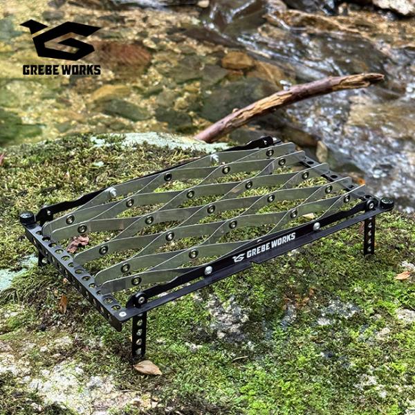 Makuakeで応援購入総額215万円を達成した「ULエアメッシュテーブル」がついに発売■ブランド名：GREBE WORKS ■商品名：ULエアメッシュテーブル ■商品型番：UL-TL001 ■カラー：ー ■サイズ： ＜展開時＞約 W250...