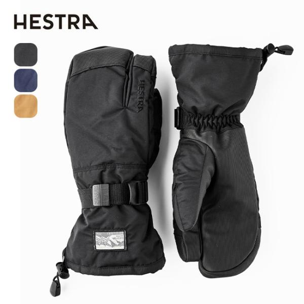 HESTRAでは珍しいオールファブリック製スポーツグローブです■ブランド名：HESTRA ■商品名：ガントレットSr 3フィンガー ■商品型番：3002742 ■カラー：ブラック【3002742-100】,ダークネイビー／ベージュ【3002...