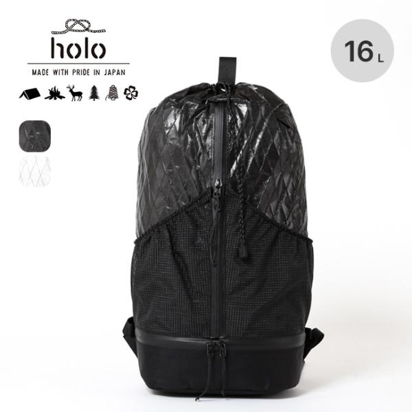 超軽量で使い勝手の良い巾着タイプのバックパックが新登場■ブランド名：holo ■商品名：ガゼルUX-10 ■商品型番：― ■カラー：ブラック,ホワイト ■サイズ：W21 × H46 × D12cm ■素材：UX10 X-Pac、Dyneem...