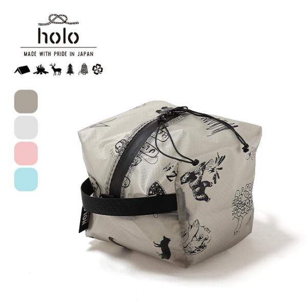 軽量かつコンパクトなサイズ感ながら、見た目以上の収納力を備えたポーチ■ブランド名：holo ■商品名：ポットポーチ(シルナイロン) ■商品型番：― ■カラー：グレー,ホワイト,ピンク,スカイ ■サイズ：W10 × H10 × D10cm ■...