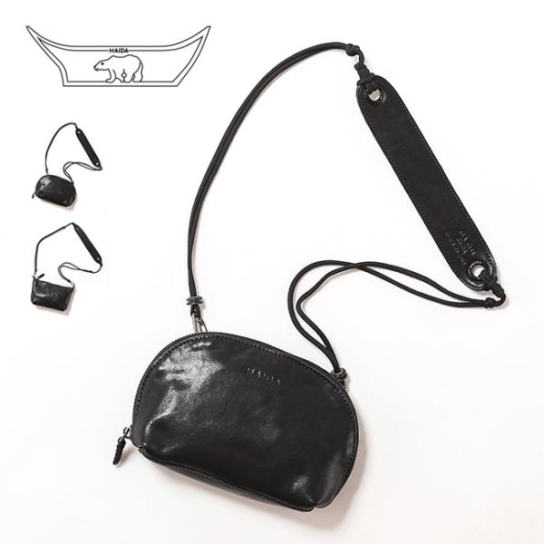 上質なレザーを使用したコンパクトなショルダーポーチ■ブランド名：HAIDA ■商品名：ウォッシュドレザーショルダーポーチウィズストラップ ■商品型番：― ■カラー：ウォッシュドレザーオーバル,ウォッシュドレザースクエア ■サイズ： オーバル...