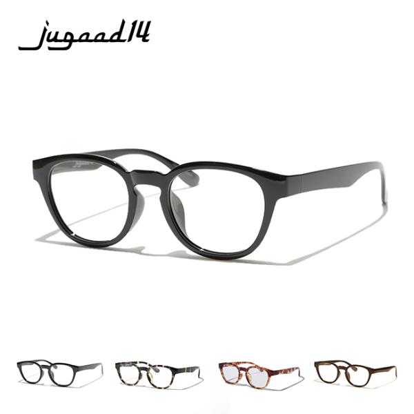 金属素材は一切使用せず、エシカルな素材のみで美しく、合理的なものづくりを目指した眼鏡■ブランド名：jugaad14 ■商品名：オーシャン クリア ■商品型番：121300734 ■カラー：ディープブラック(調光グレー)【121300734-...