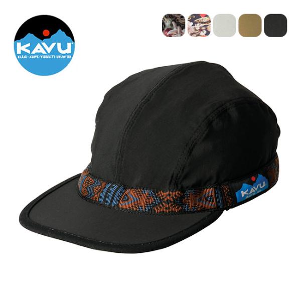 軽量で速乾性に大変優れている、シンセティック素材のKAVU定番のキャップ■ブランド名：KAVU ■商品名：シンセティックストラップキャップ ■商品型番：11863028 ■カラー：ワンダーランド【11863028019】,フィッシュライン【...