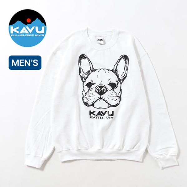 ■ブランド名：KAVU ■商品名：22ドッグスウェット ■商品型番：19822336 ■カラー：ホワイト ■サイズ：S,M,L,XL ■素材：50% Cotton 50% Polyester ■重量：ー ■生産国：Printed in Ja...