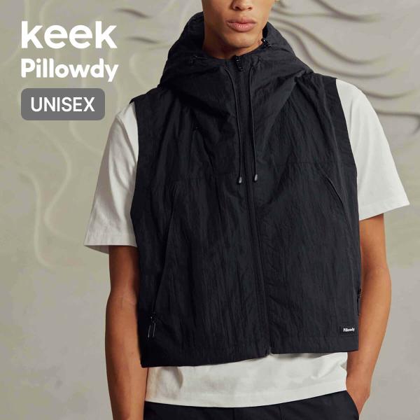 着る、膨らむ、くつろぐ。機能性×スタイルの進化形ベスト■ブランド名：keek ■商品名：ライトウェイトユーティリティベスト ■商品型番：K0HVE201 ■カラー：ブラック ■サイズ：M,L ■素材：ナイロン ノズル：PE素材 ■重量：― ...
