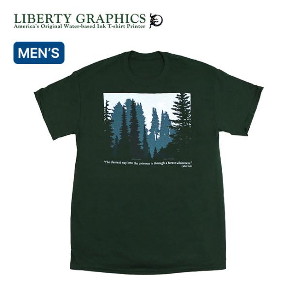 アウトドアウェアにぴったりのアイテム■ブランド名：LIBERTY GRAPHICS■商品名：フォレストウィルダネス■商品型番：X2R■カラー：フォレストグリーン■サイズ：M,L,XL■素材：100% コットン■重量：ー■生産国：ーリバティー...