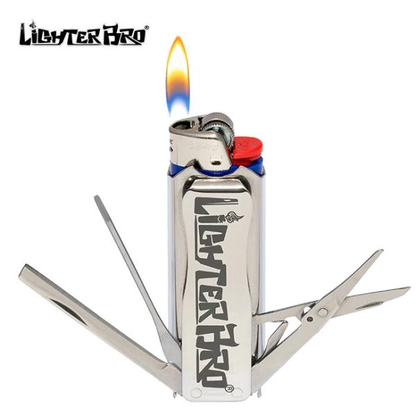 BIC レギュラーライターJ26に装着可能なマルチツールです。■ブランド名：Lighter Bro ■商品名：クラシック ■商品型番：― ■カラー：シルバー ■サイズ：―■素材：―■重量：―■生産国：―  ライターブロ クラシック Ligh...