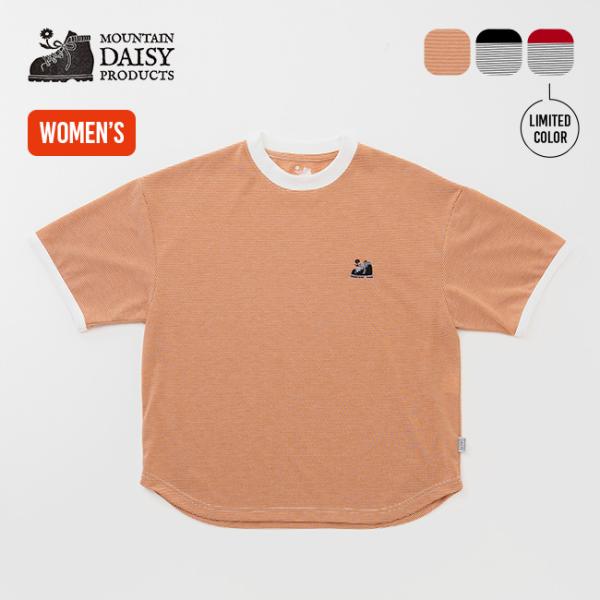 吸水速乾性に優れたボーダーTシャツ■ブランド名：MOUNTAIN DAISY PRODUCTS ■商品名：ハイクボーダーT ■商品型番：MDP26203 ■カラー：ご来光,雷鳥(雄の夏毛),雷鳥(雄の夏毛)※限定カラー ■サイズ：1（S〜M...