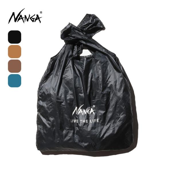 超軽量コンパクトなエコバッグがさらに軽量■ブランド名：NANGA ■商品名：ポケッタブルエコバッグ(LIVE THE LIFE) ■商品型番：NA2441-3A102 ■カラー：ブラック,ゴールド,コヨーテ,ターコイズ ■サイズ：縦 65c...