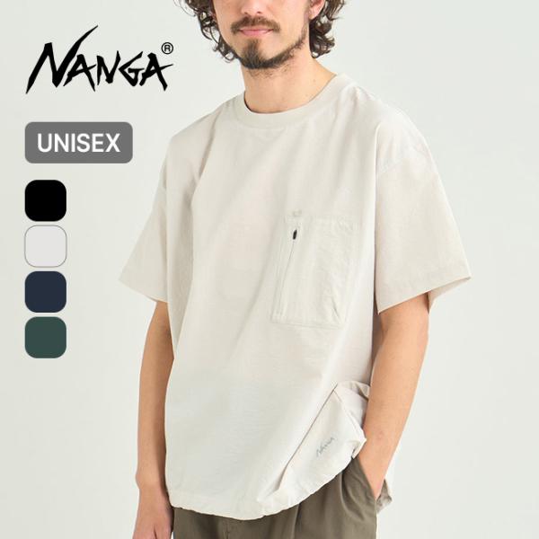 ドットエア を用いた丸首シャツ■ブランド名：NANGA ■商品名：ドットエア コンフィーTEE ■商品型番：N2500-1J300A ■カラー：P.ブラック,S.ベージュ,ネイビー,グリーン ■サイズ：S,M,L,XL ■素材：ポリエステル...