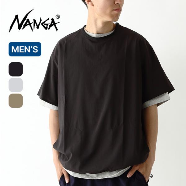 着心地も持ち運びもライトな、パッカブルTシャツ■ブランド名：NANGA■商品名：PLCエクスカーションTEE■商品型番：N2500-1P403A■カラー：ブラック,I.グレー,カーキ■サイズ：S,M,L,XL■素材：SHADOW RIP&a...