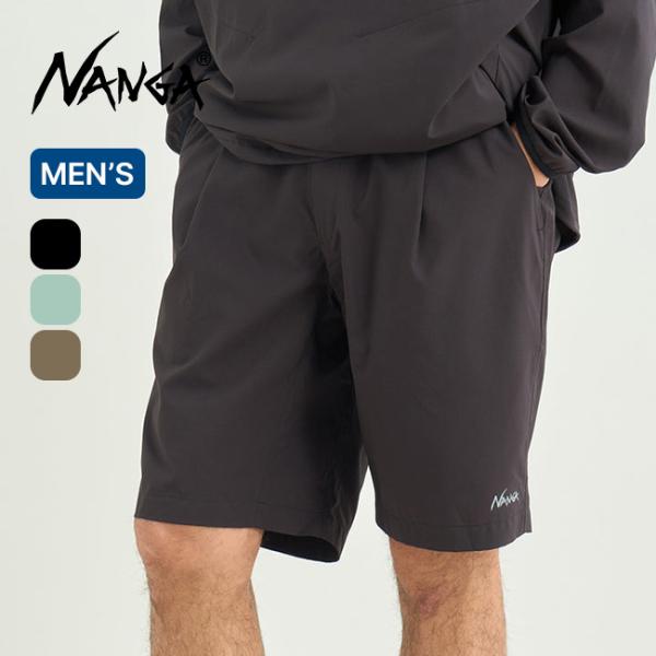 軽やかに動ける、持ち運びもしやすいパッカブルショーツ■ブランド名：NANGA■商品名：PLCエクスカーションショーツ■商品型番：N2501-1E406A■カラー：ブラック,L.グリーン,カーキ■サイズ：S,M,L,XL■素材：SHADOW ...