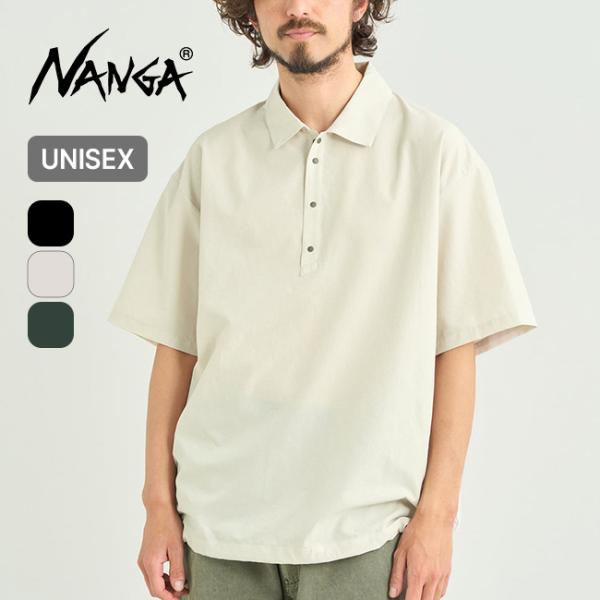 涼しく着られて、きちんと見える一着■ブランド名：NANGA ■商品名：ドットエア コンフィーポロシャツ ■商品型番：N2610-1M096A ■カラー：P.ブラック,S.ベージュ,グリーン ■サイズ：S,M,L ■素材：ポリエステル100%...