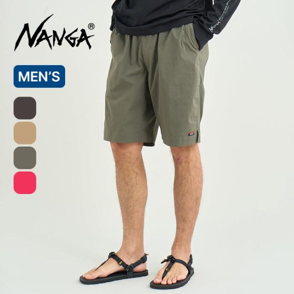 アクティブな夏を快適に過ごせる、水陸両用スイムショーツ■ブランド名：NANGA■商品名：スイムショーツ■商品型番：N2500-1E521A■カラー：ブラック,ベージュ,カーキ,レッド■サイズ：S,M,L■素材：95% Nylon , 5% ...