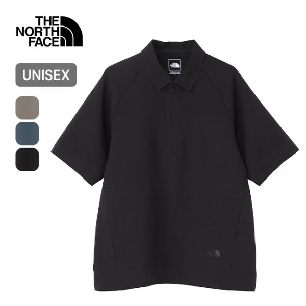 通気性・UVカット機能を備えた高機能ポロシャツ■ブランド名：THE NORTH FACE ■商品名：トランクルS／Sジップポロシャツ ユニセックス ■商品型番：NT22660 ■カラー：マッシュルーム【NT22660MR】,スレートグレー【...