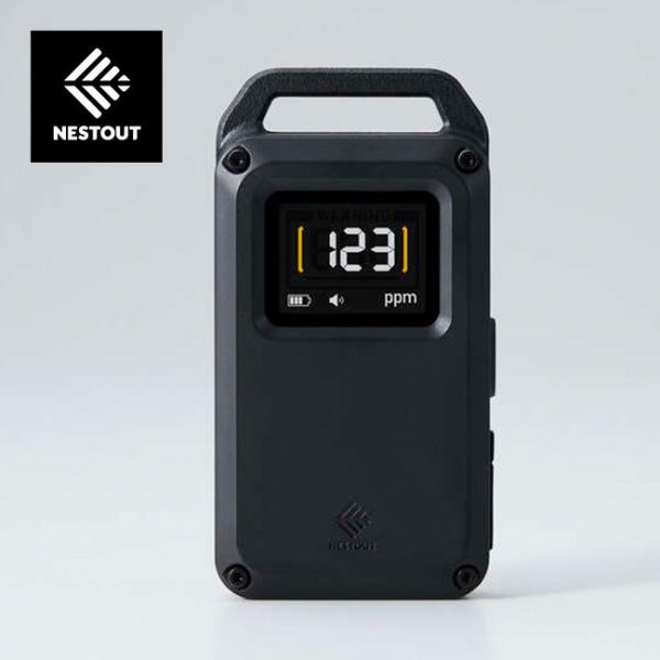 キャンプなどのアウトドアシーンに特化した一酸化炭素アラーム■ブランド名：NESTOUT ■商品名：一酸化炭素アラーム ■商品型番：OD-NESTCOS1BK ■カラー：ブラック【OD-NESTCOS1BK】 ■サイズ：幅約49mm×奥行約2...