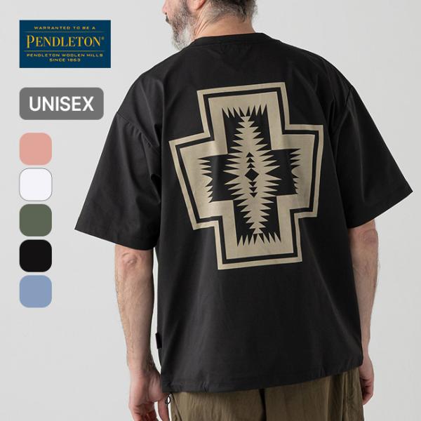 定番のバック（背面）プリントシリーズのショート Sleeve Tシャツ■ブランド名：PENDLETON ■商品名：バックプリントTee ■商品型番：6275-4010 ■カラー：コーラル【6275-4010-08】,O.ホワイト【6275-...